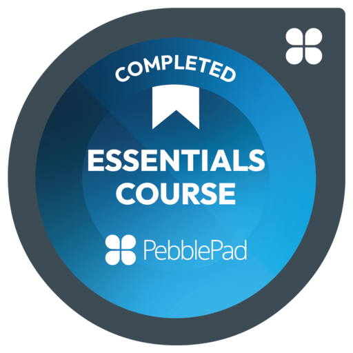 PebblePad Essentials Course - Credly