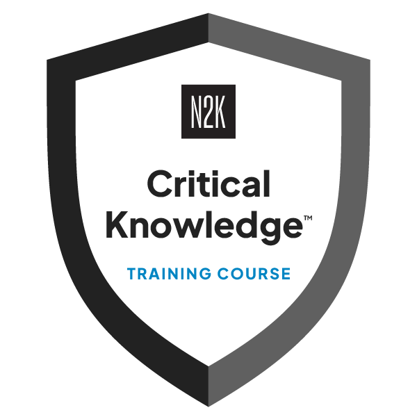 N2K's Critical Knowledge Course - Credly
