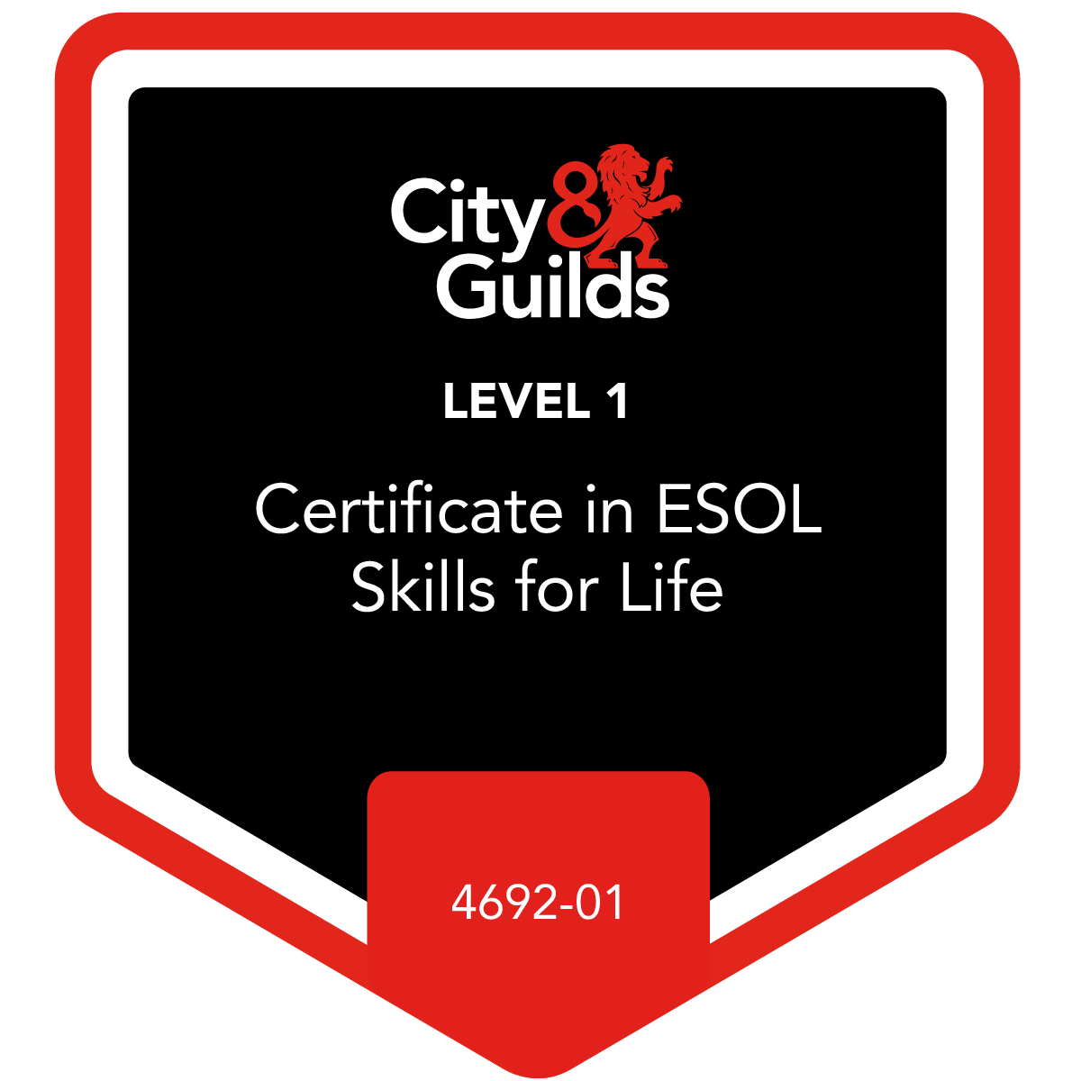 Level 1 Certificate In ESOL Skills For Life 4692 01 Credly Level 1 Certificate In ESOL Skills For Life 4692 01 Credly