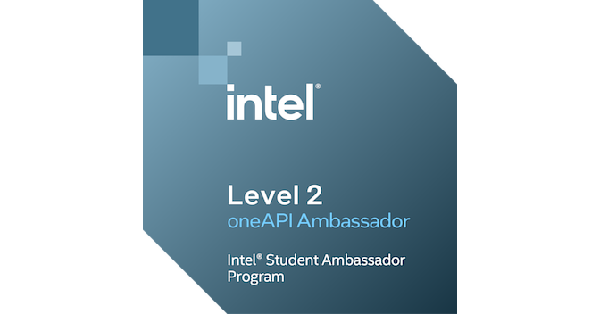 oneAPI Ambassador Level 2 - Credly