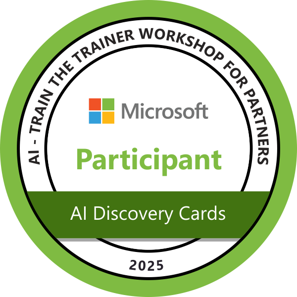 Microsoft AI Discovery Cards – Train The Trainer - Credly