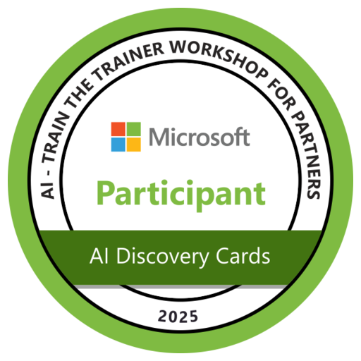 Microsoft AI Discovery Cards – Train The Trainer - Credly