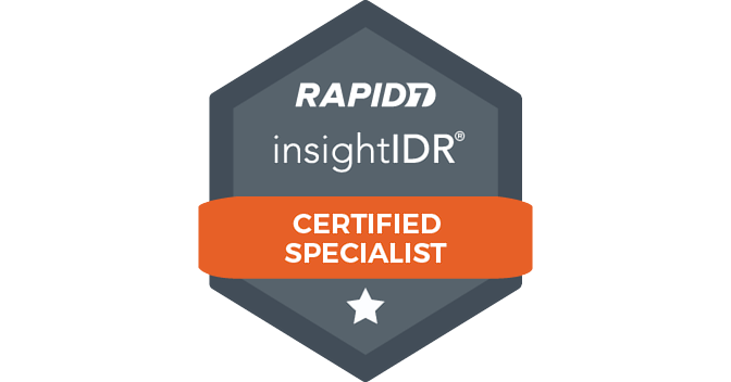 InsightIDR Certified Specialist - Credly