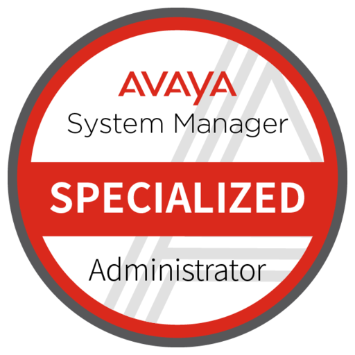 Avaya Aura® System Manager Administrator Specialized - Credly