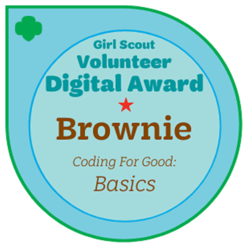 GS STEM Volunteer Brownie CFG 1 - Coding Basics - Credly