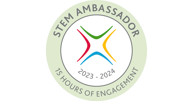 STEM Ambassador 15 hours of engagement 2023/2024 - Credly