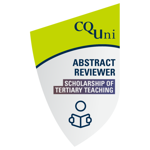Abstract Reviewer 2021 Scholarship of Tertiary Teaching Conference - Credly