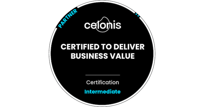 Certified to Deliver Business Value with Celonis - Credly