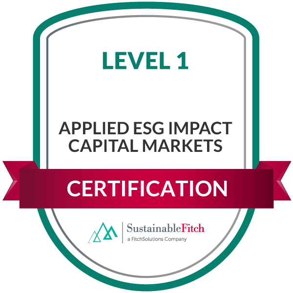 Applied ESG Impact Capital Markets - Level 1 - Credly
