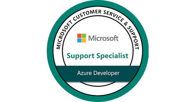 Azure Developer - Credly