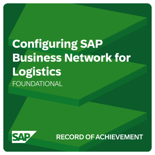 Configuring SAP Business Network for Logistics - Record of Achievement ...