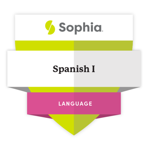Spanish I (SPAN1001 - 2022) - Credly