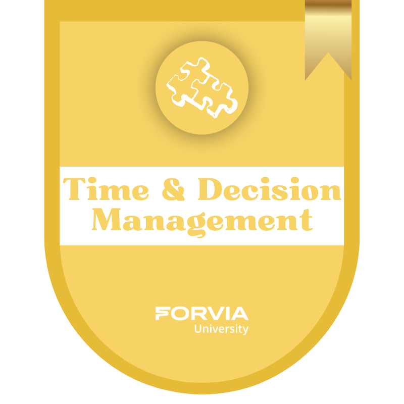 Time & Decision Management - Credly