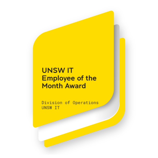 UNSW IT Employee of the Month - Credly