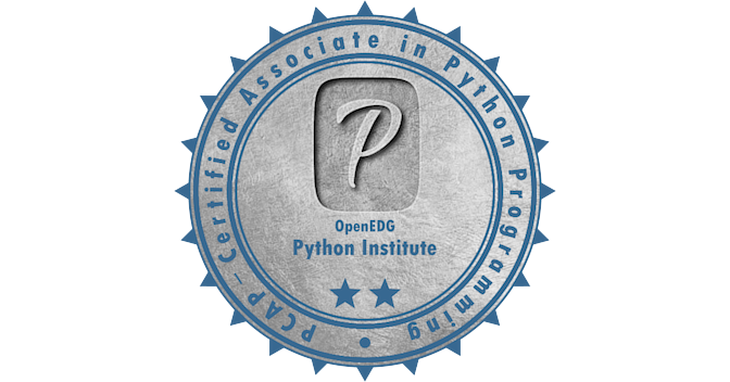 [PCAP-31-02] PCAP – Certified Associate in Python Programming - Credly