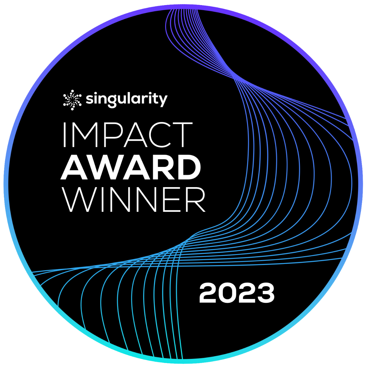 Singularity 2023 Impact Award Winner - Credly