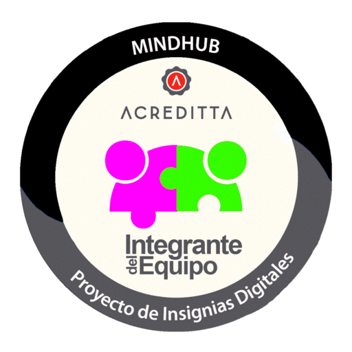 Integrante del Equipo de Proyecto Insignias Digitales en MindHub - Credly