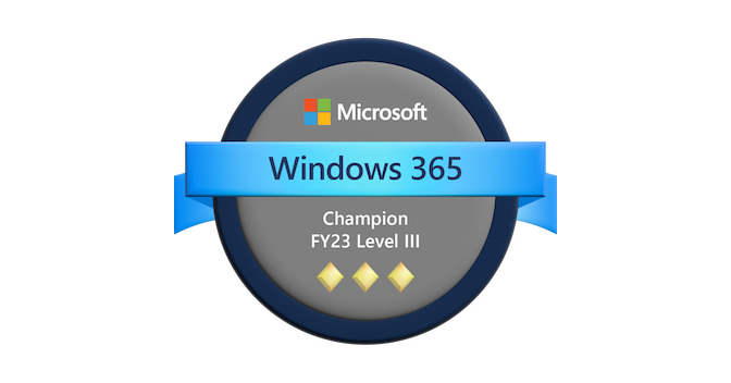 Windows 365 Champion, Level III - Credly