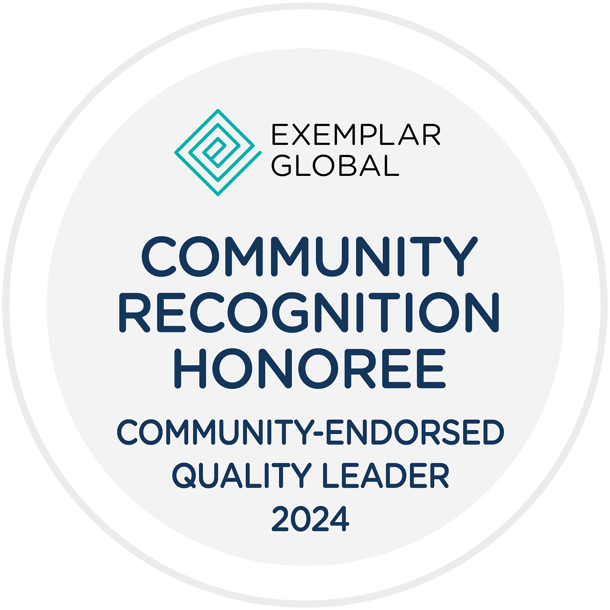 Exemplar Global Community-Endorsed Quality Leader - Credly