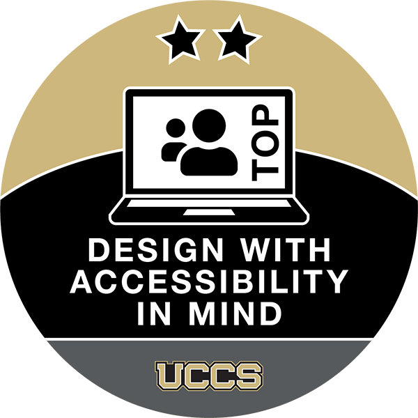 Design with Accessibility in Mind - Credly
