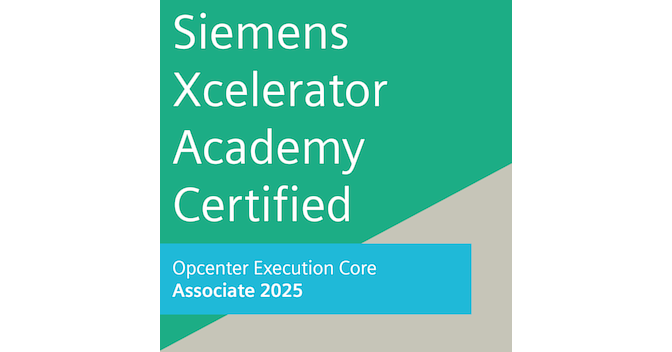 Opcenter Execution Core Certified Associate - Credly