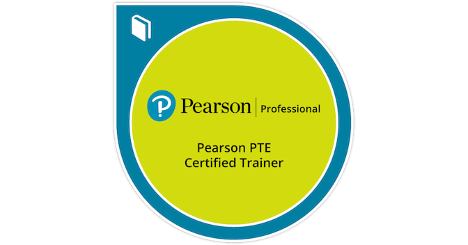 Pearson PTE Certified Trainer - Credly