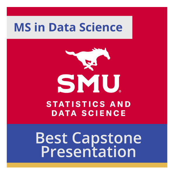 MSDS: Best Capstone Presentation - Credly