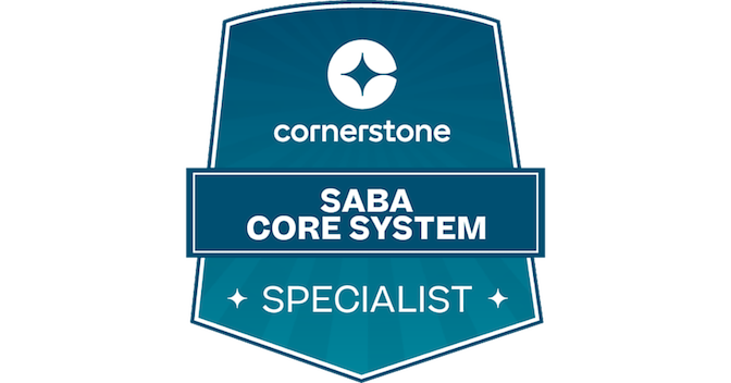Cornerstone Saba Core System Specialist - Credly