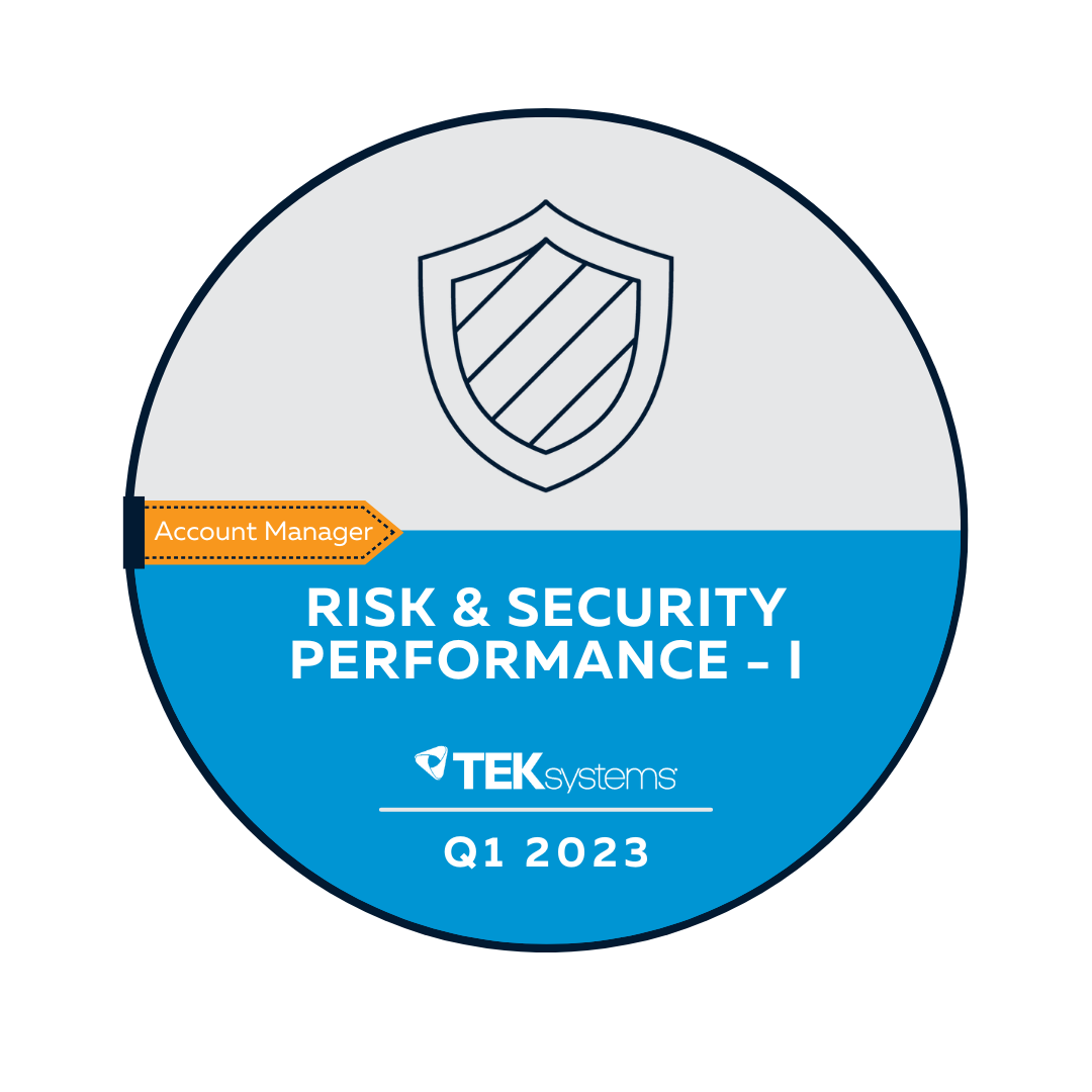 Sales Risk & Security Performance - I - Credly