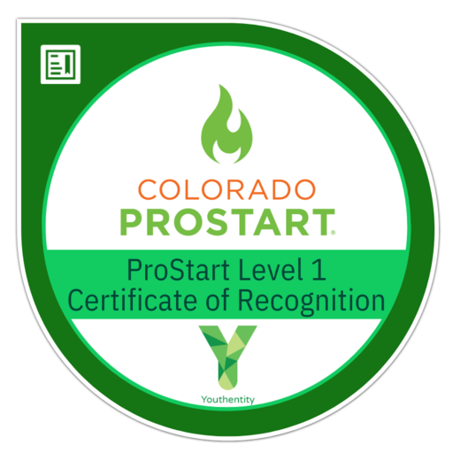 ProStart Level 1 - Credly