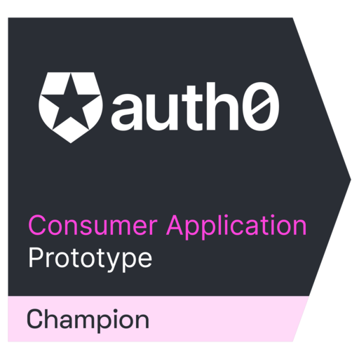 Auth0 Consumer Application Prototype Champion - Credly