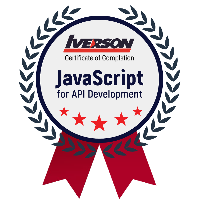 JavaScript for API Development - Credly