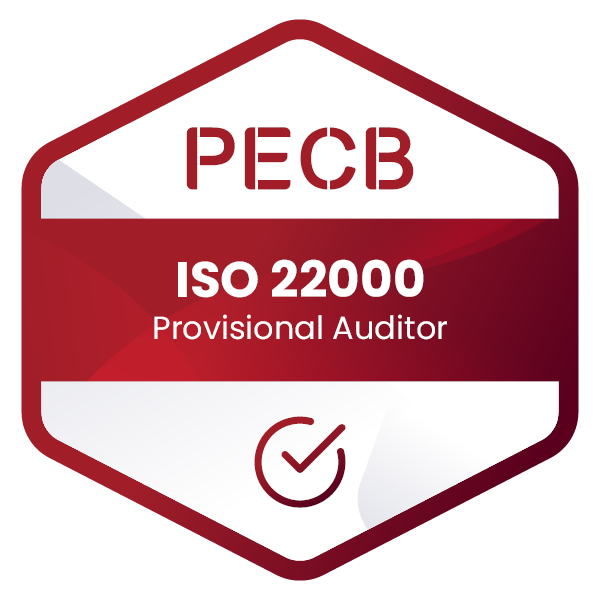 ISO 22000 Provisional Auditor - Credly