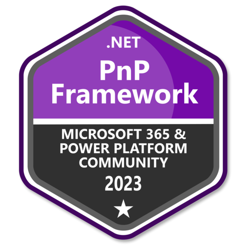 .NET Framework - Microsoft 365 & Power Platform Community 2023 - Credly
