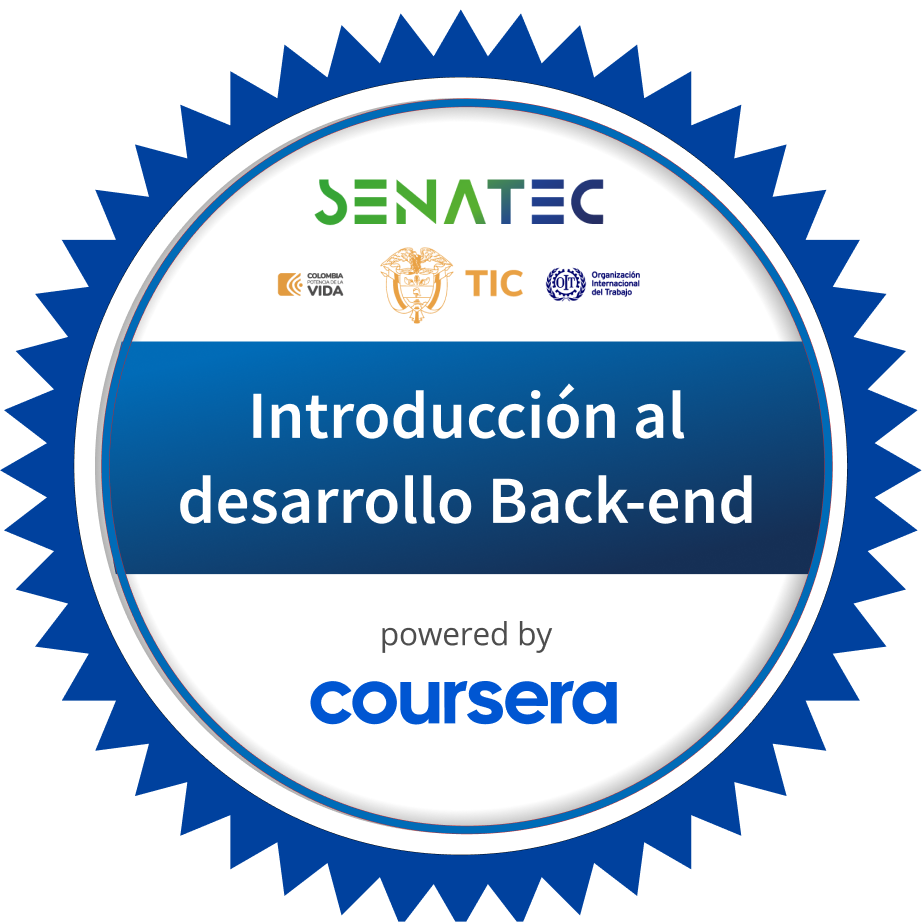 Introducción al desarrollo Back-end - Credly