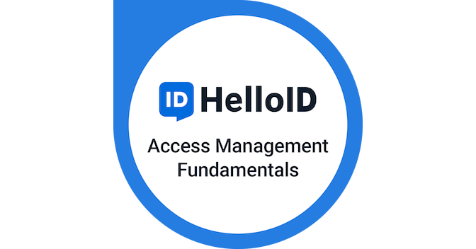 HelloID Access Management Fundamentals - Credly