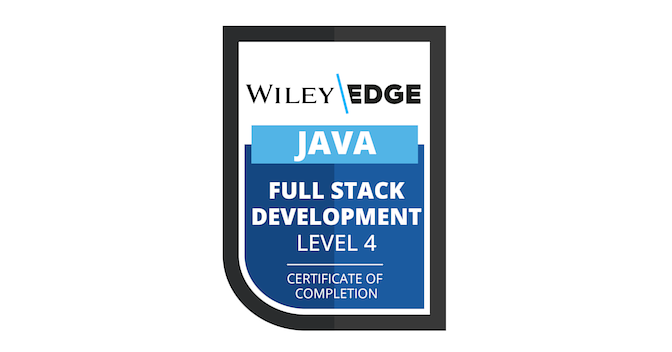 JAVA LEVEL 4 - FULL STACK DEVELOPMENT - Credly