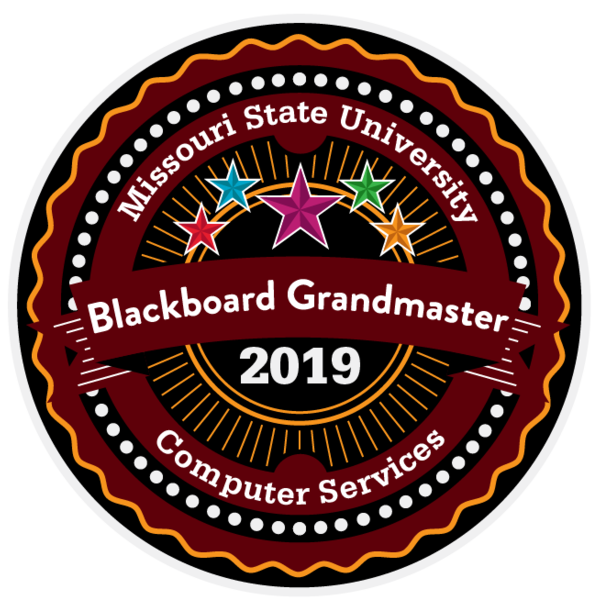 2019 Blackboard Grandmaster - Credly