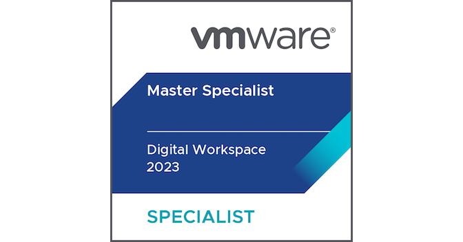 VMware Certified Master Specialist - Digital Workspace 2023 - Credly