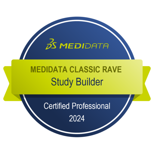 Medidata Classic Rave Certified Study Builder (2024) - Credly