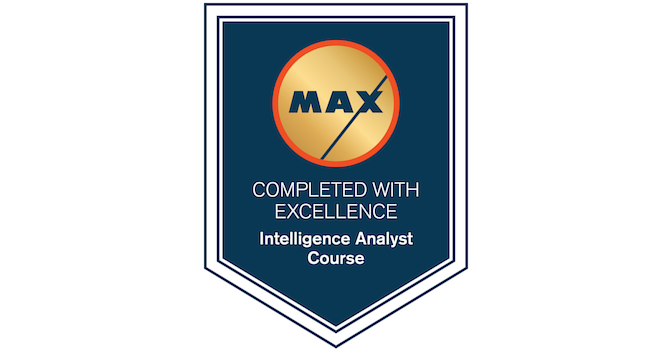 MAX Intelligence Analyst Training - Credly