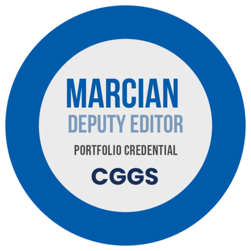 Marcian Deputy Editor (Portfolio) - Credly