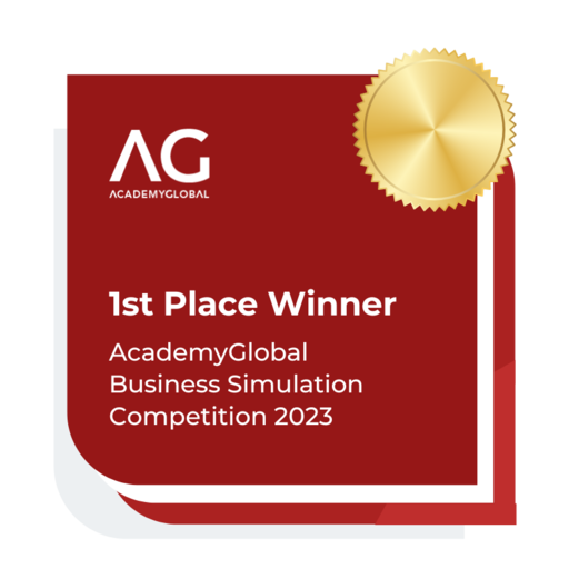 1st Place Winner of the AcademyGlobal Business Simulation Competition ...