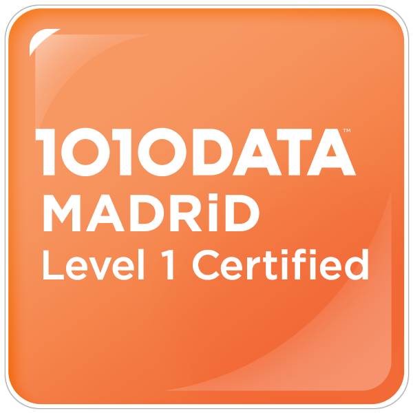 1010data MADRiD Level 1 Certification - Credly