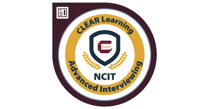 NCIT Specialized - Advanced Interviewing - Credly