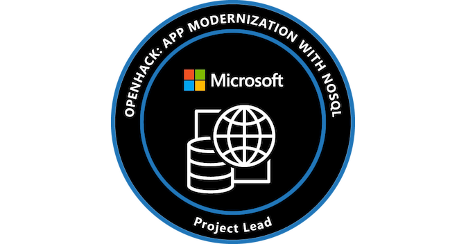 OpenHack: App Modernization with NoSQL Project Lead - Credly
