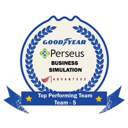 Best Performing Team in Goodyear EMEA Business Simulation - Credly