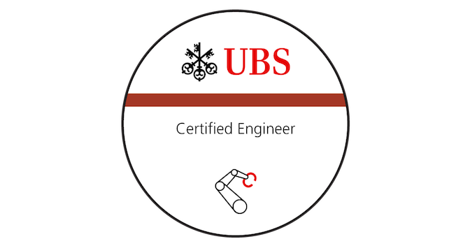 UBS Certified Engineer - Credly