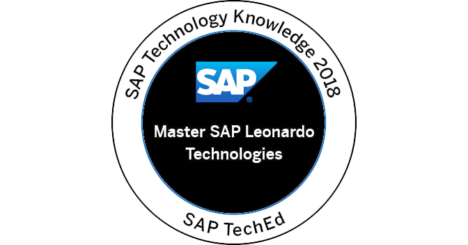 SAP Technology Knowledge 2018 – Master SAP Leonardo Technologies - Credly