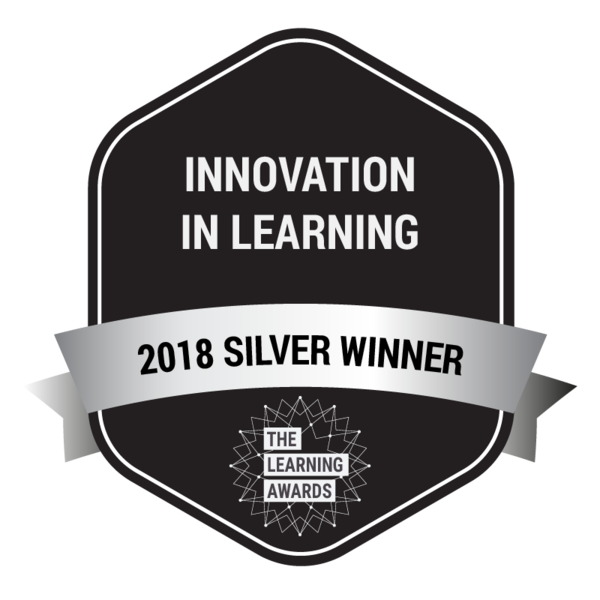 Innovation in Learning Award 2018 - Silver Award - Credly